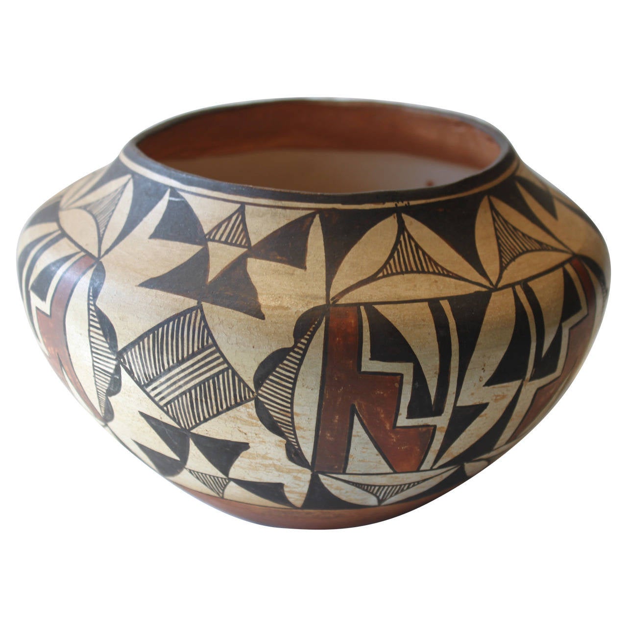 Early 20th Century Southwest Native American Painted Pot at 1stDibs