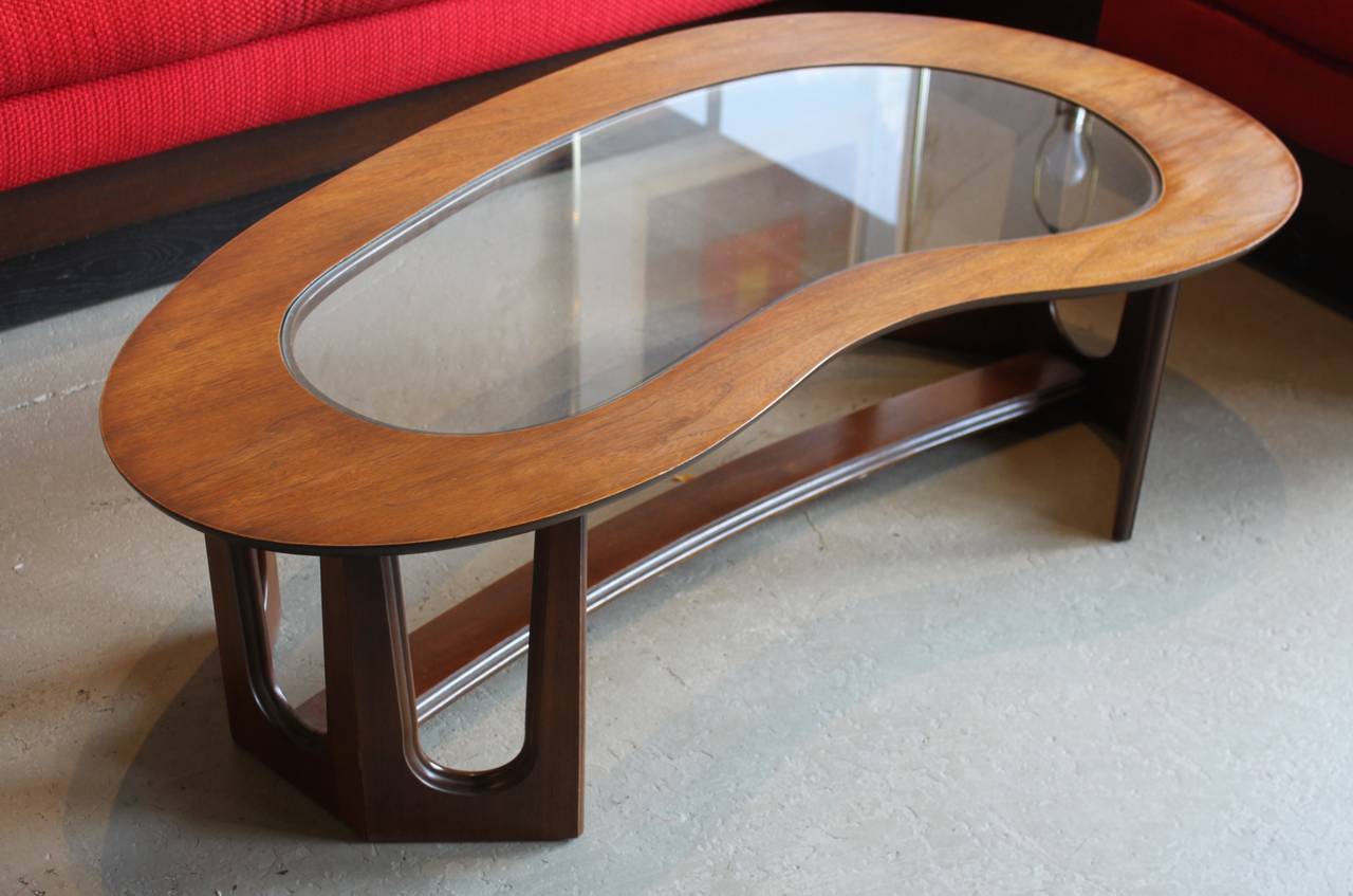 Atomic Shape Free Form Mid Century Coffee Table at 1stDibs