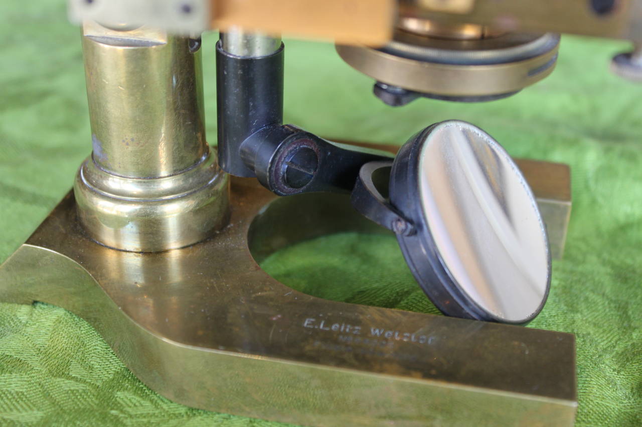 19th Century Brass Microscope at 1stDibs