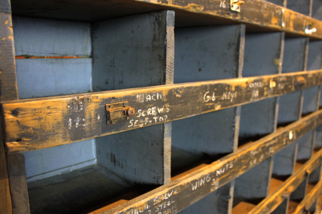 Hardware Store Cubbies For Sale at 1stDibs