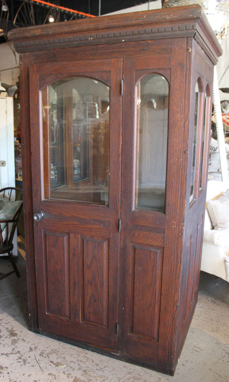 Early American Phone Booth ca. 1900 For Sale at 1stDibs