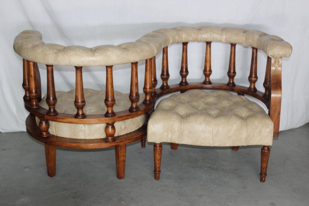 French Vis-a-Vis or Confident Chair For Sale at 1stDibs | vis a vis ...