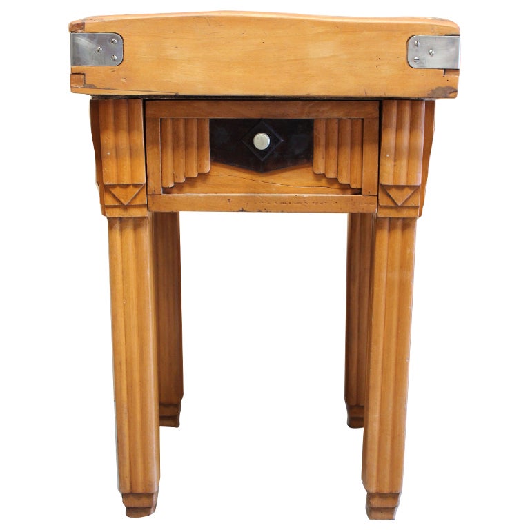 French Butcher Table at 1stDibs