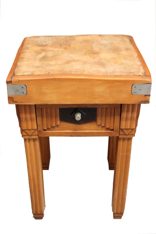 French Butcher Table at 1stDibs