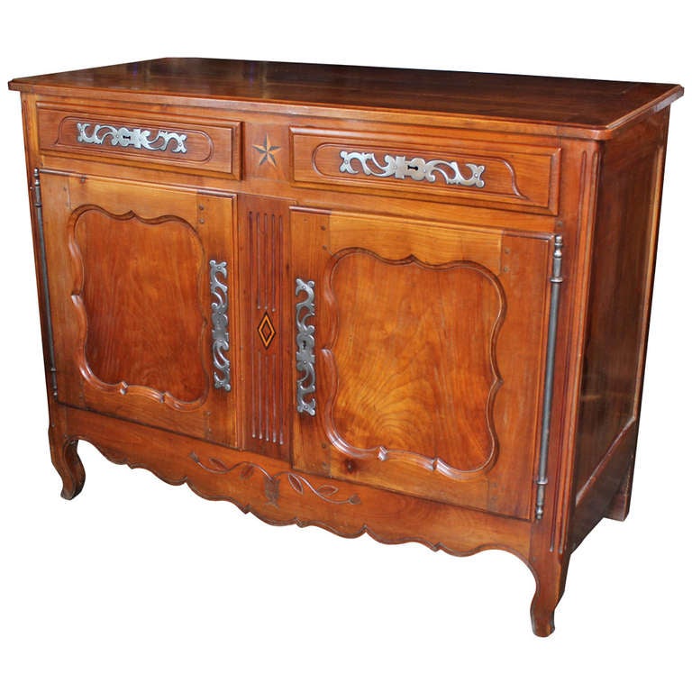 French Provincial sideboard in Cherry wood at 1stDibs
