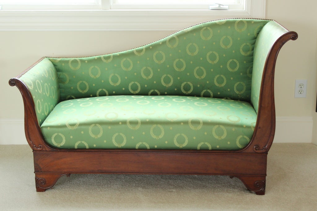 Empire style mahogany Meridienne Recamier For Sale at 1stDibs ...