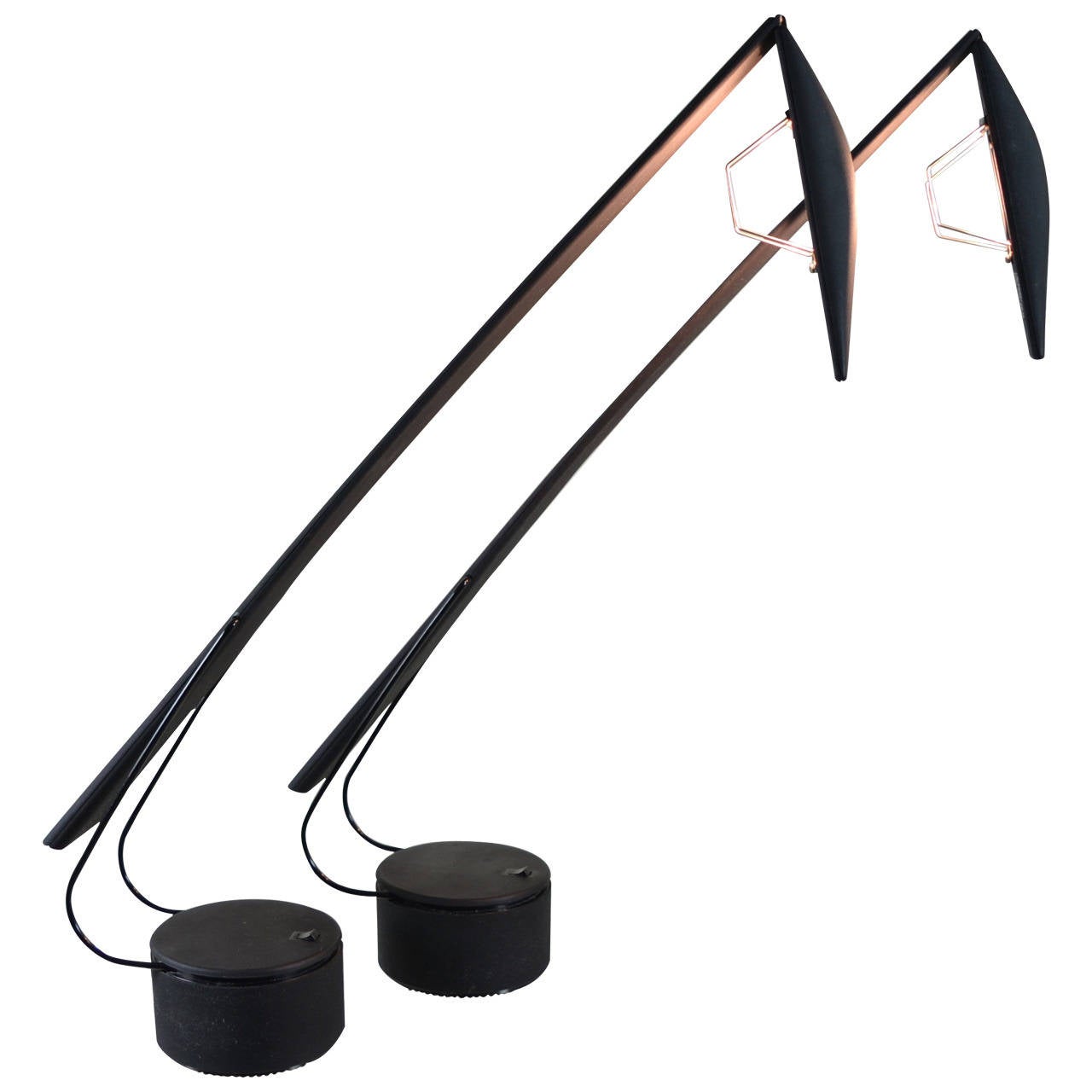 Pair of Dove Lamps by Mario Barbaglia and Marco Colombo for PAF Studio ...