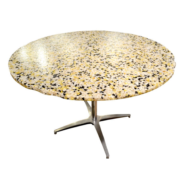 Sea Shell and Acrylic Dining Table at 1stDibs