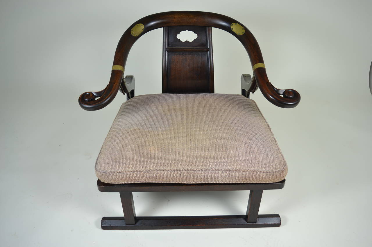 Michael Taylor for Baker Asian Styled Lounge Chair at 1stDibs