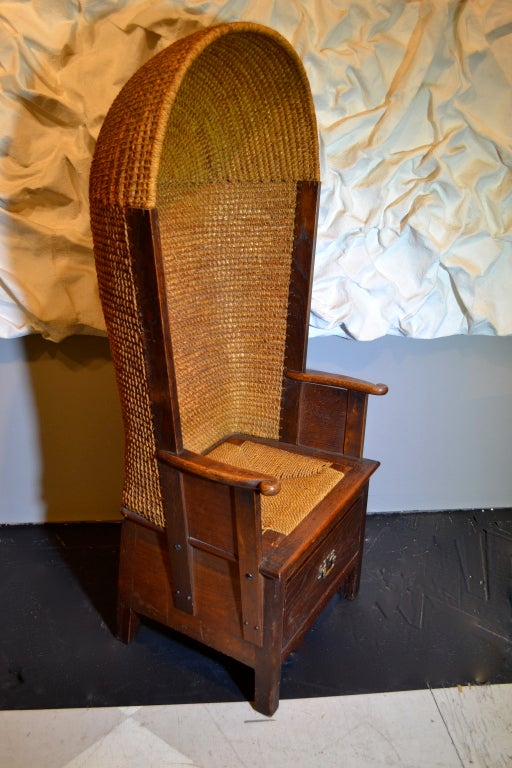 Orkney Island Hooded Chair at 1stDibs