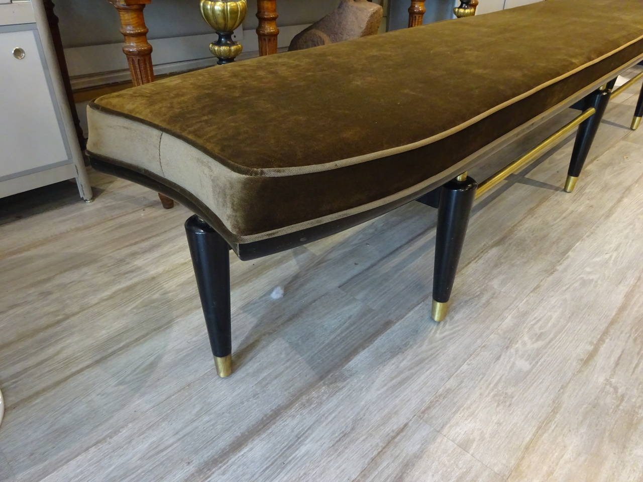 Extra Long Italian Modern Bench at 1stDibs | extra long modern bench