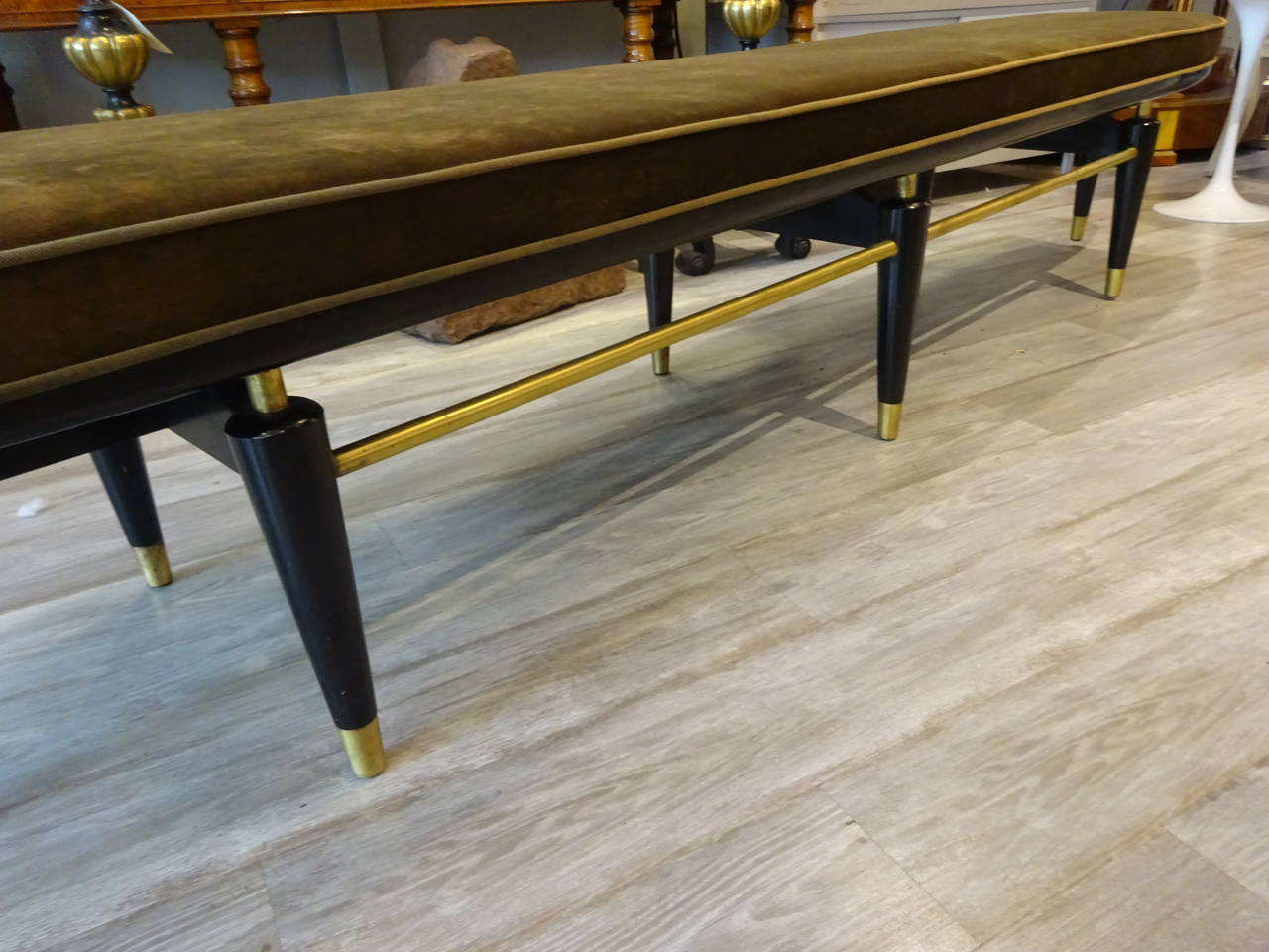 Extra Long Italian Modern Bench at 1stDibs | extra long modern bench