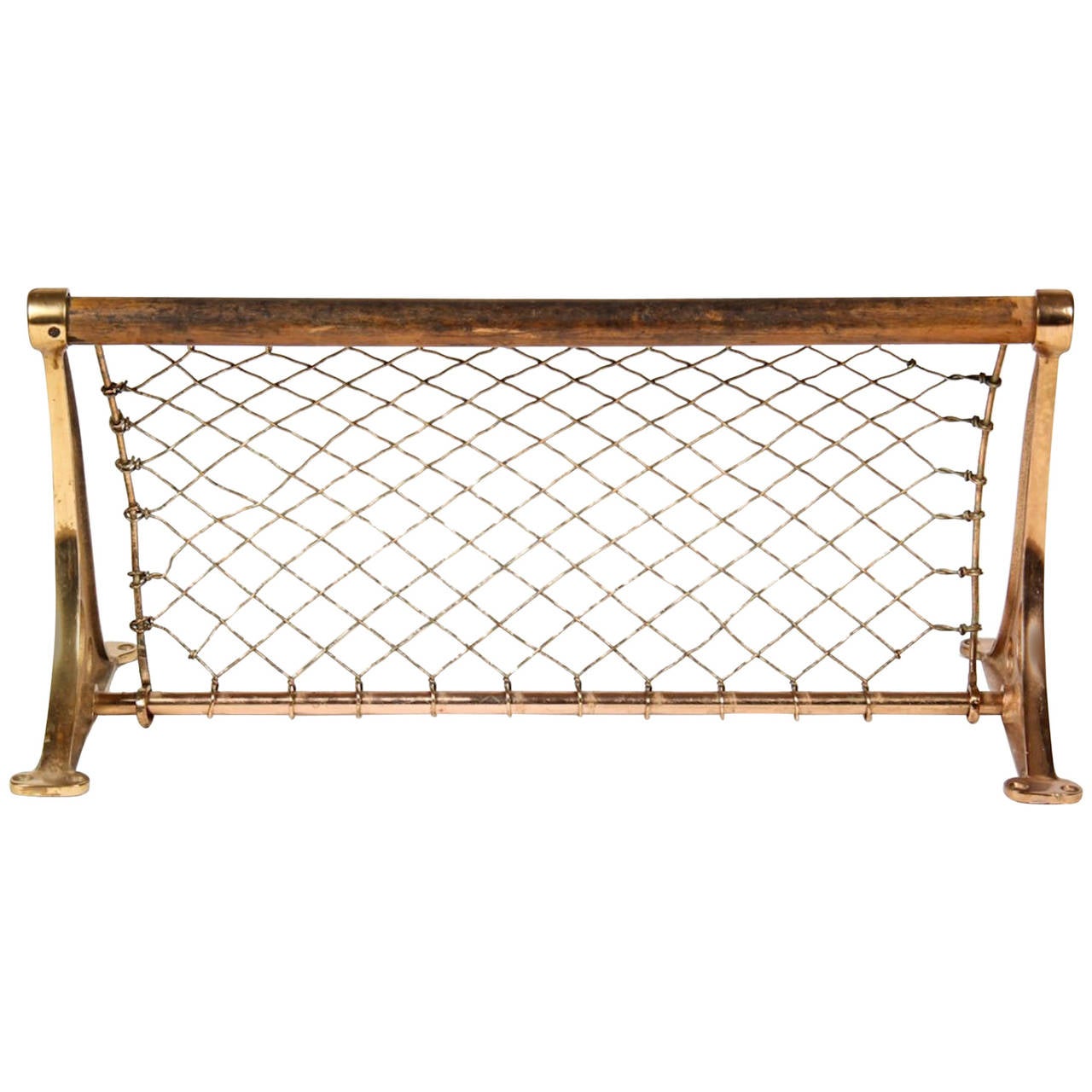 Bronze Railroad Luggage Rack or Shelf at 1stDibs