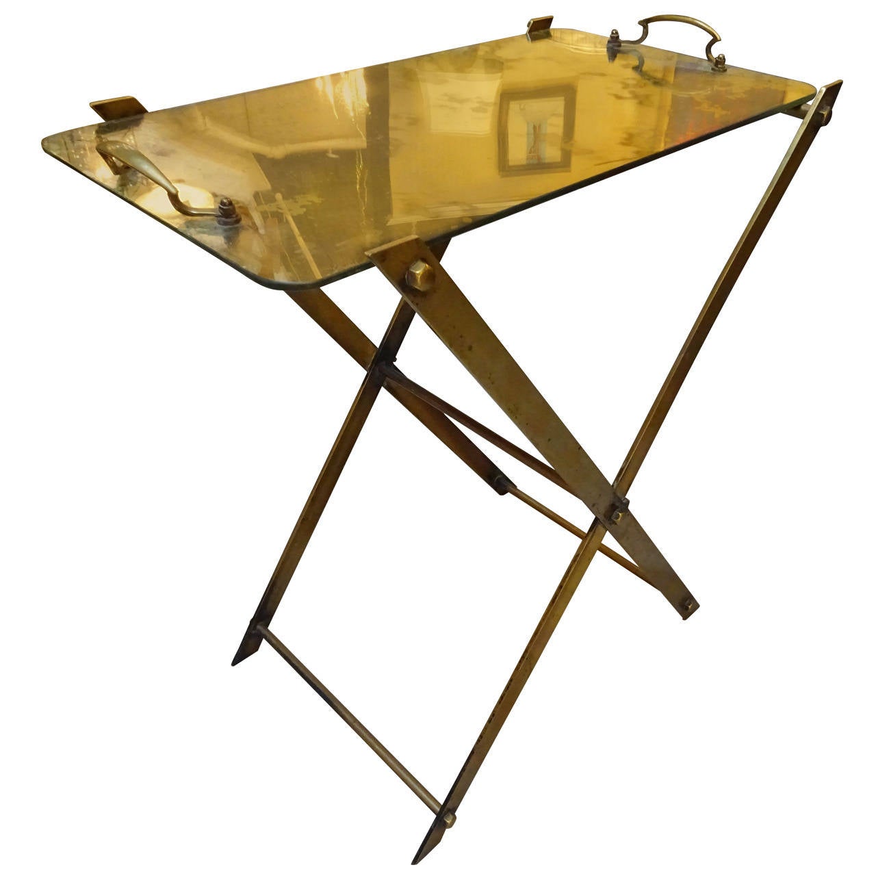 Mirrored Butlers Tray at 1stDibs