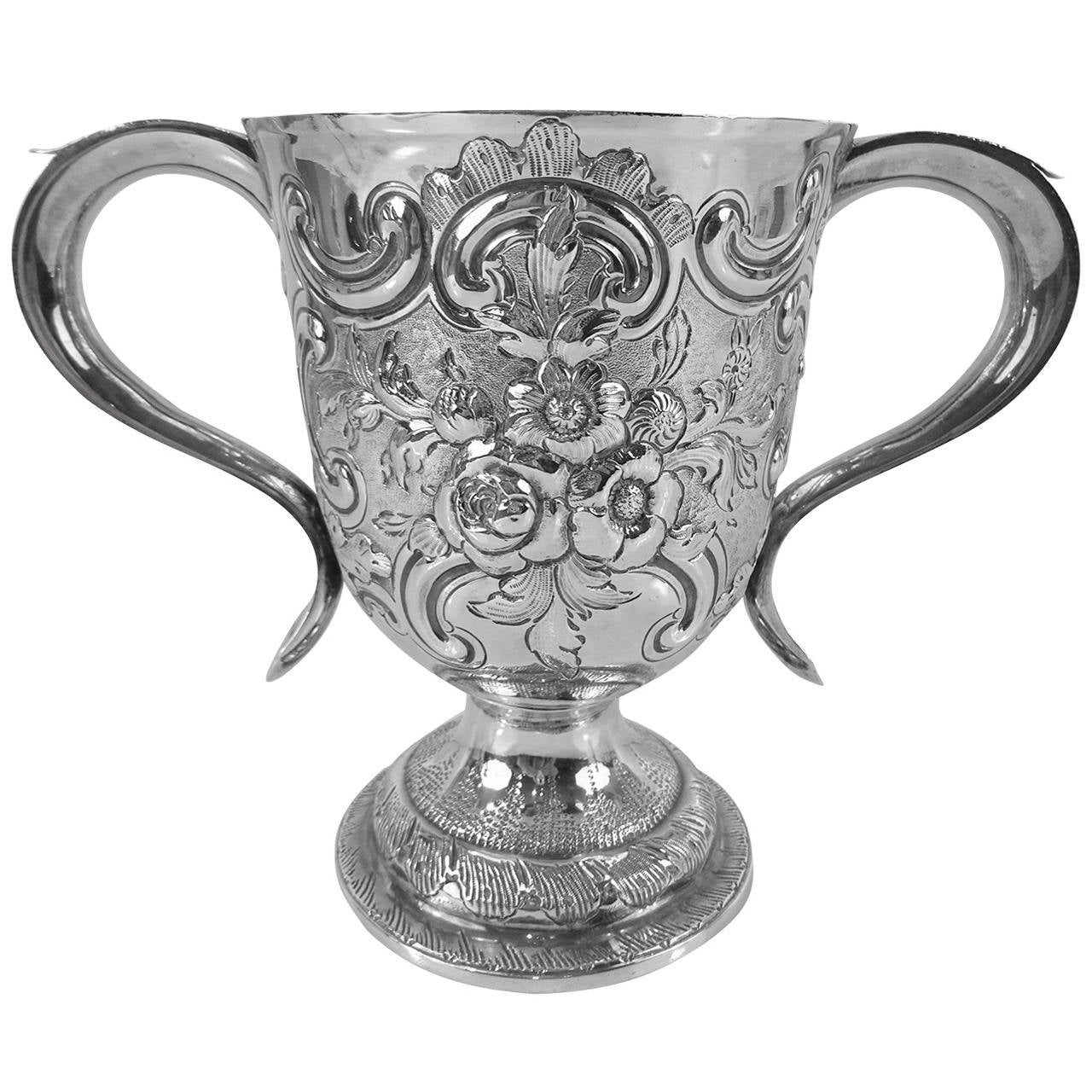 Georgian Sterling Silver Loving Cup at 1stDibs