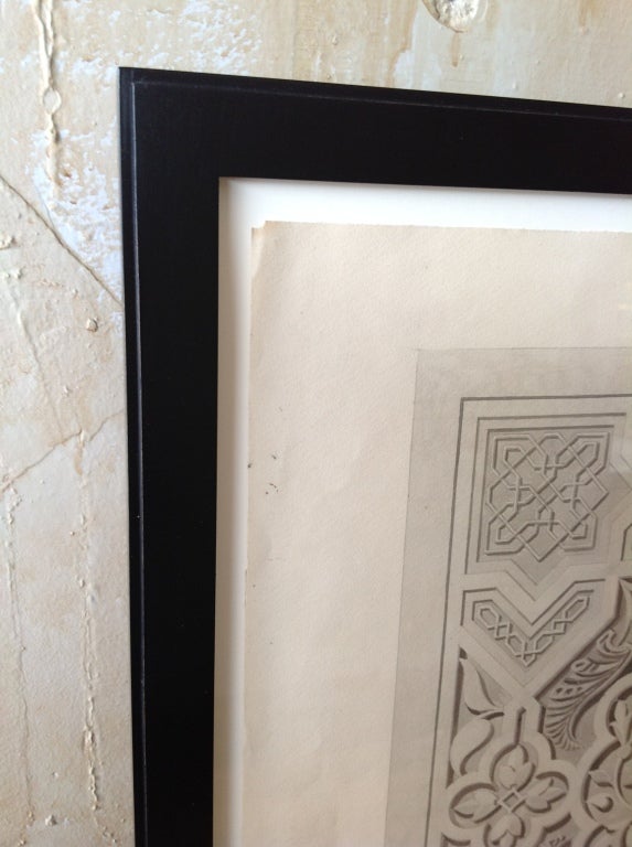 Morando Morandi Watercolor Painting of Arabic Palace Ceiling For Sale ...