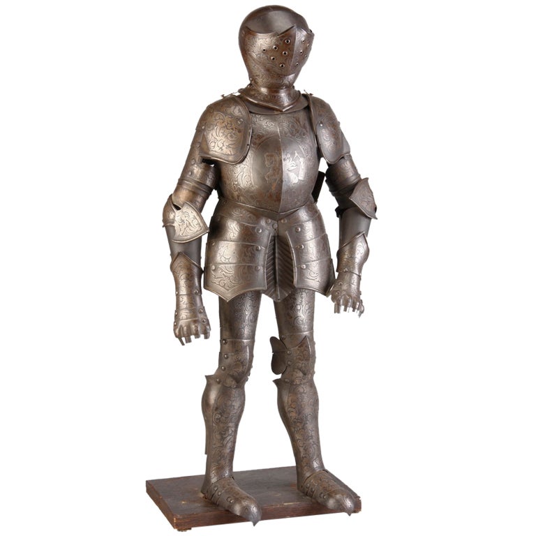 19th Century Continental Miniature Suit of Armor at 1stDibs | mini suit ...