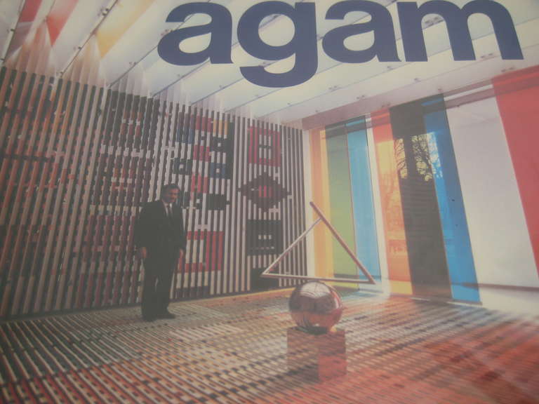 Agam by Frank Popper 1983 For Sale at 1stDibs