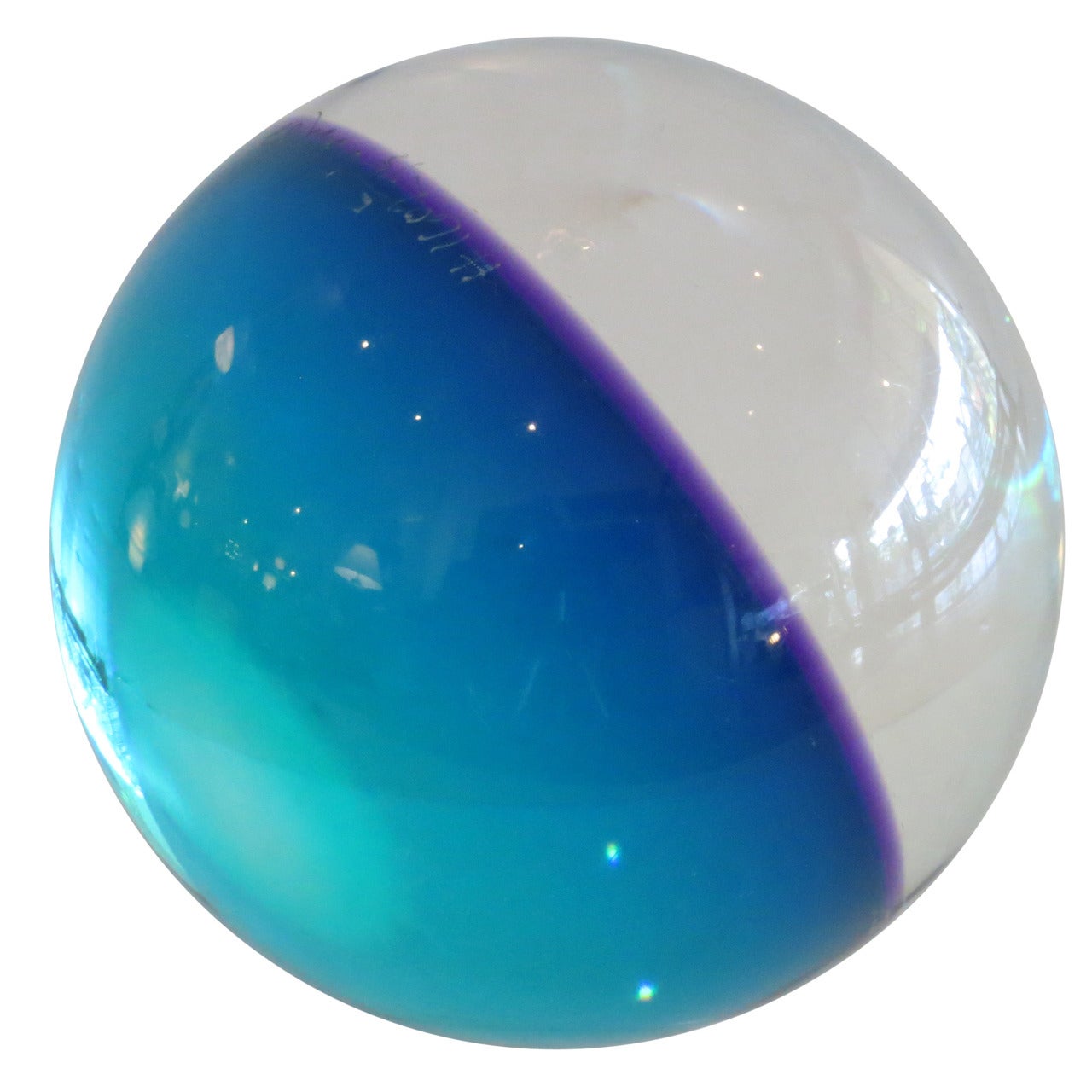 Vasa Lucite Sphere at 1stDibs