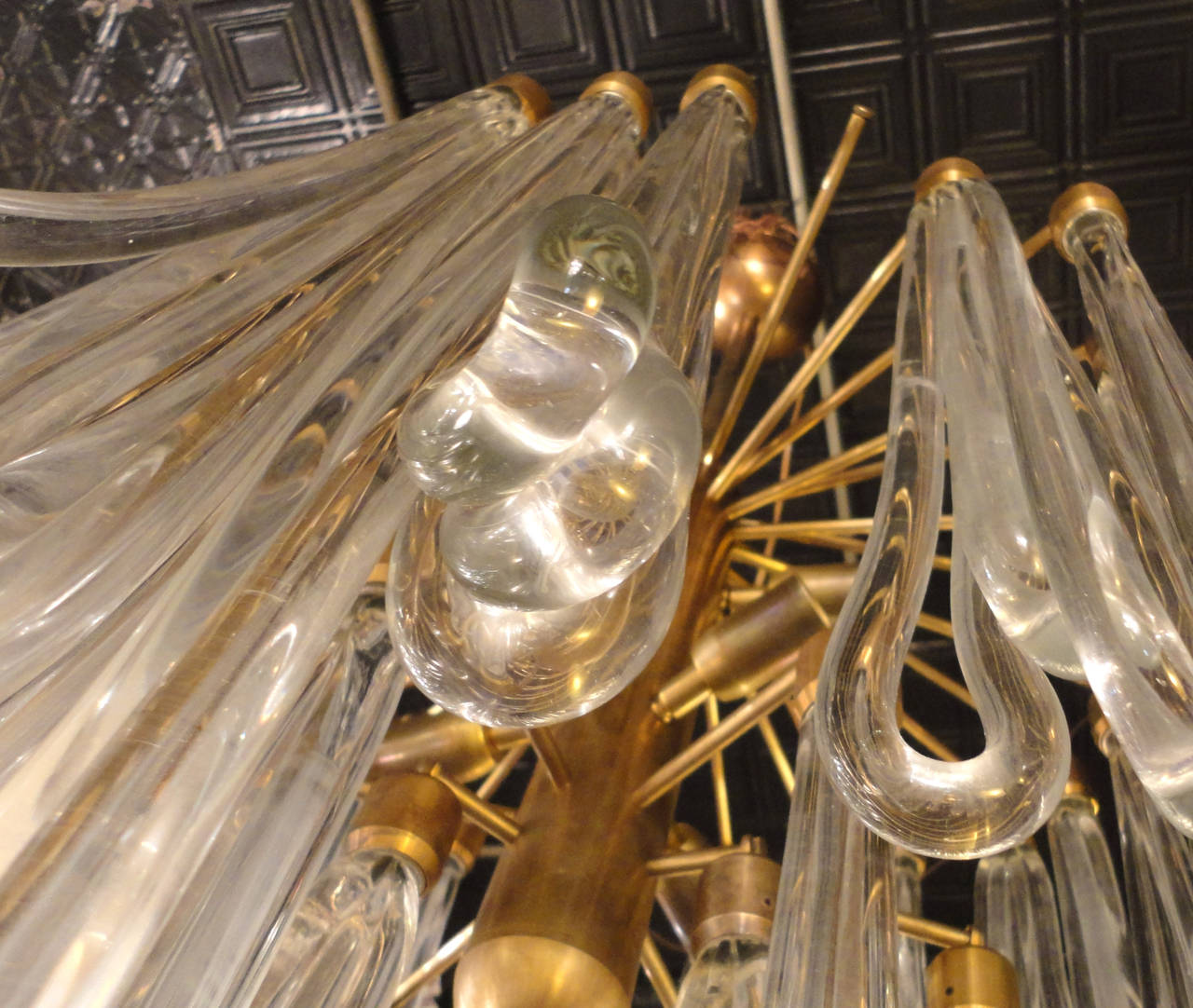 Magnificent Drip Glass Chandelier by Zero Quattro For Sale at 1stDibs