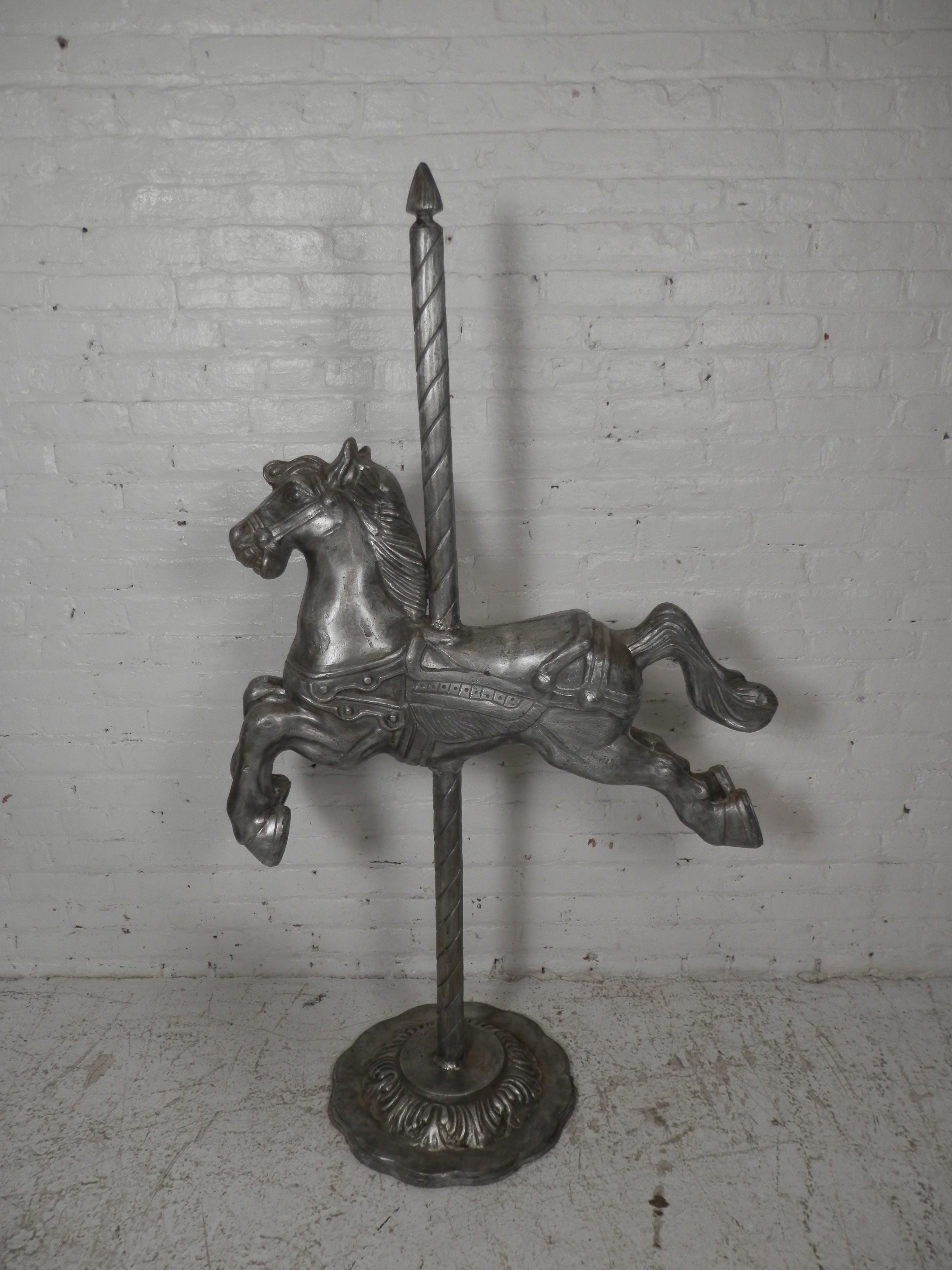 Metal Carousel Horse For Sale at 1stDibs