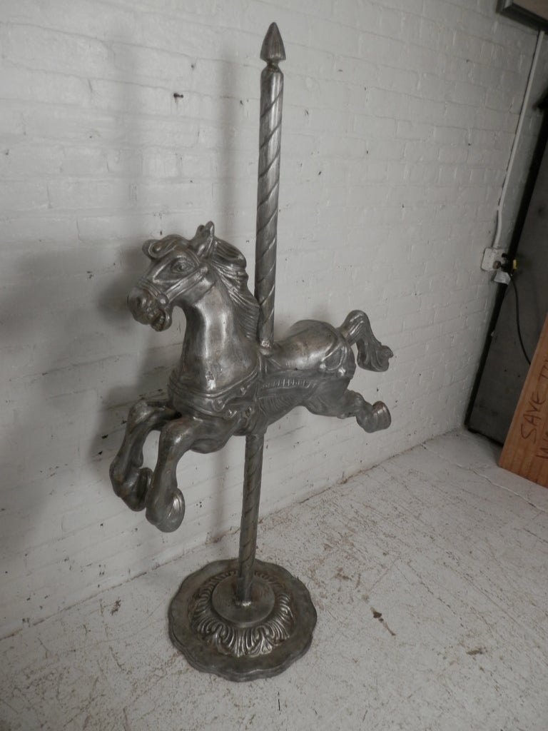 Metal Carousel Horse For Sale at 1stDibs