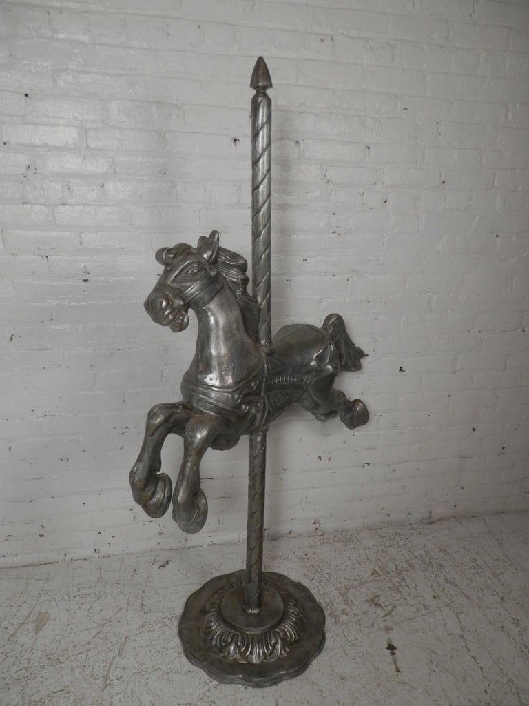 Metal Carousel Horse For Sale at 1stDibs