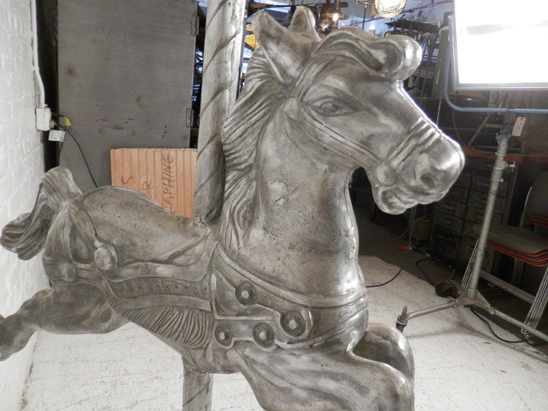 Metal Carousel Horse For Sale at 1stDibs