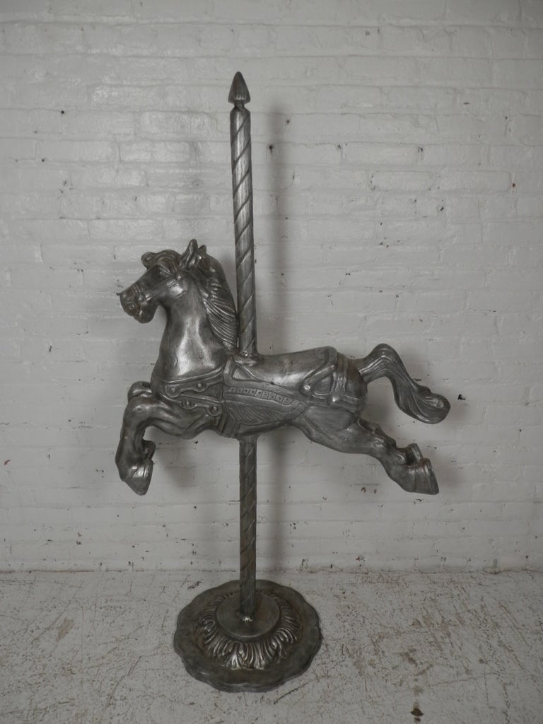 Metal Carousel Horse For Sale at 1stDibs