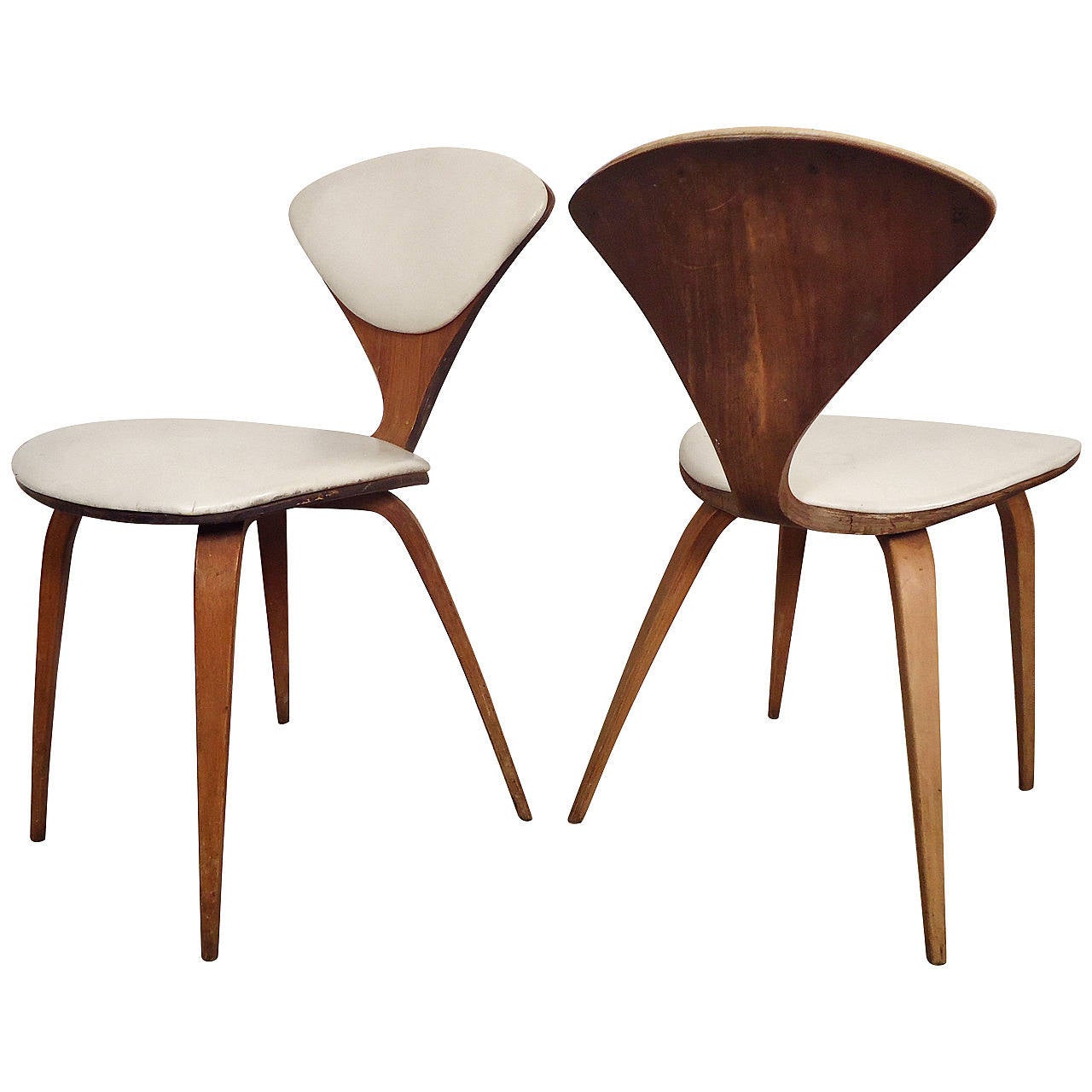 Pair of Norman Cherner Chairs by Plycraft at 1stDibs