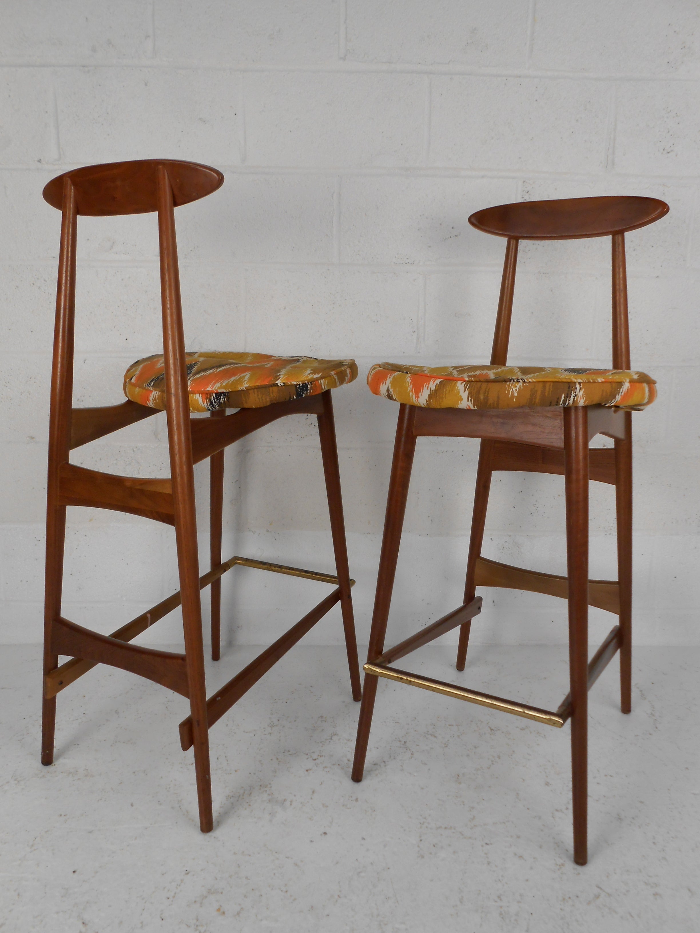 Pair of Adrian Pearsall Bar Stools # 907-BS at 1stDibs