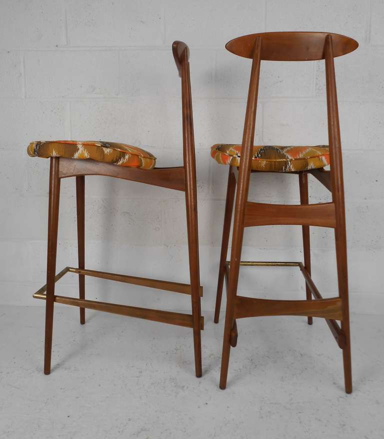Pair of Adrian Pearsall Bar Stools # 907-BS at 1stDibs