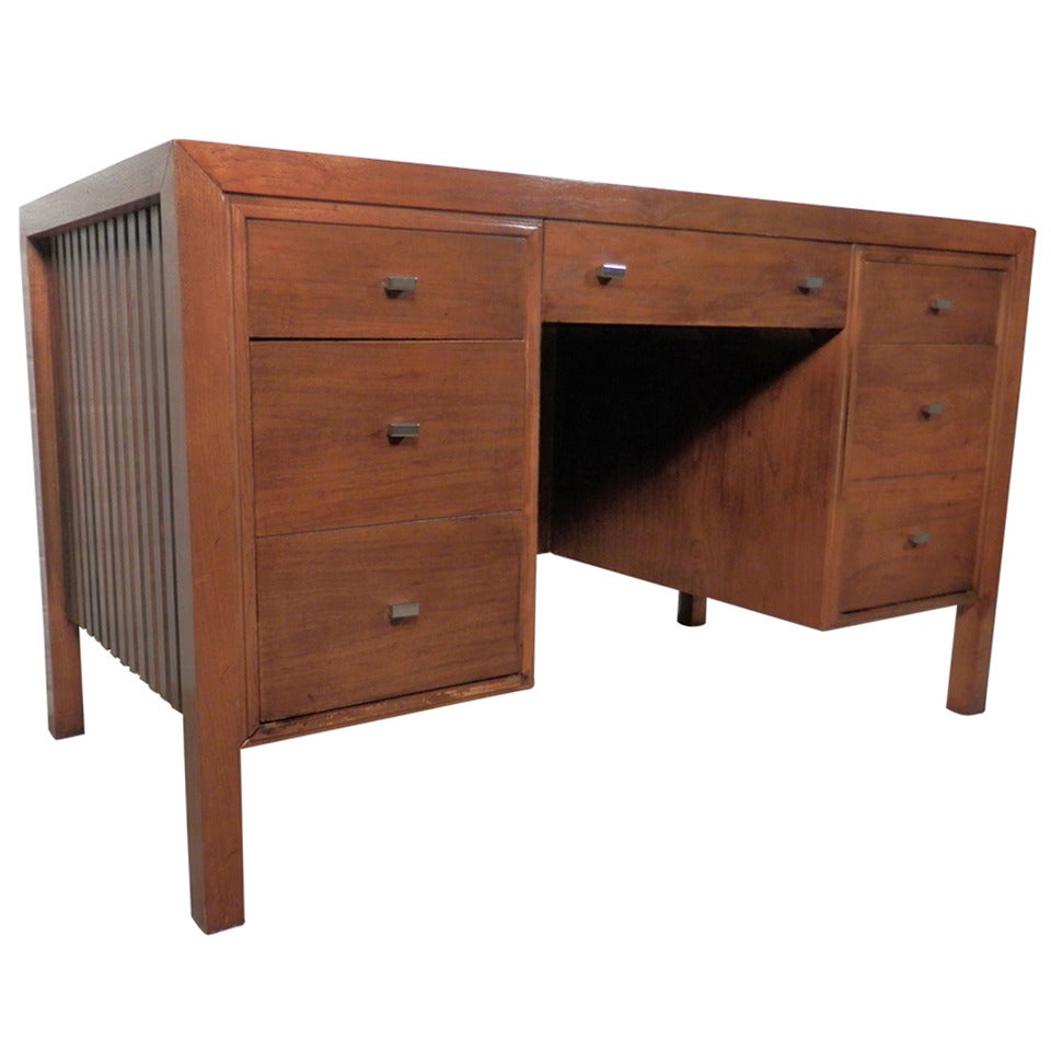 Executive Desk with Rosewood Sides by Lane at 1stDibs