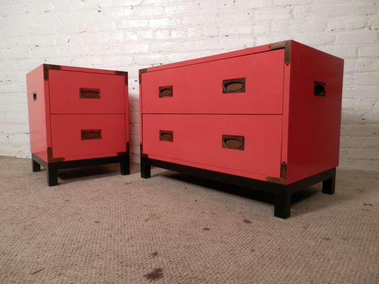 Wild Mid-Century Campaign Chests For Sale at 1stDibs