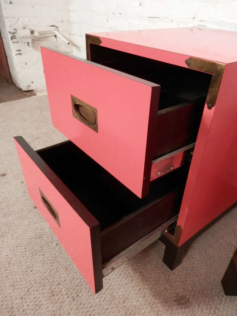 Wild Mid-Century Campaign Chests For Sale at 1stDibs