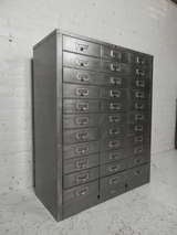 Cole Steel Industrial Metal File Cabinet at 1stdibs