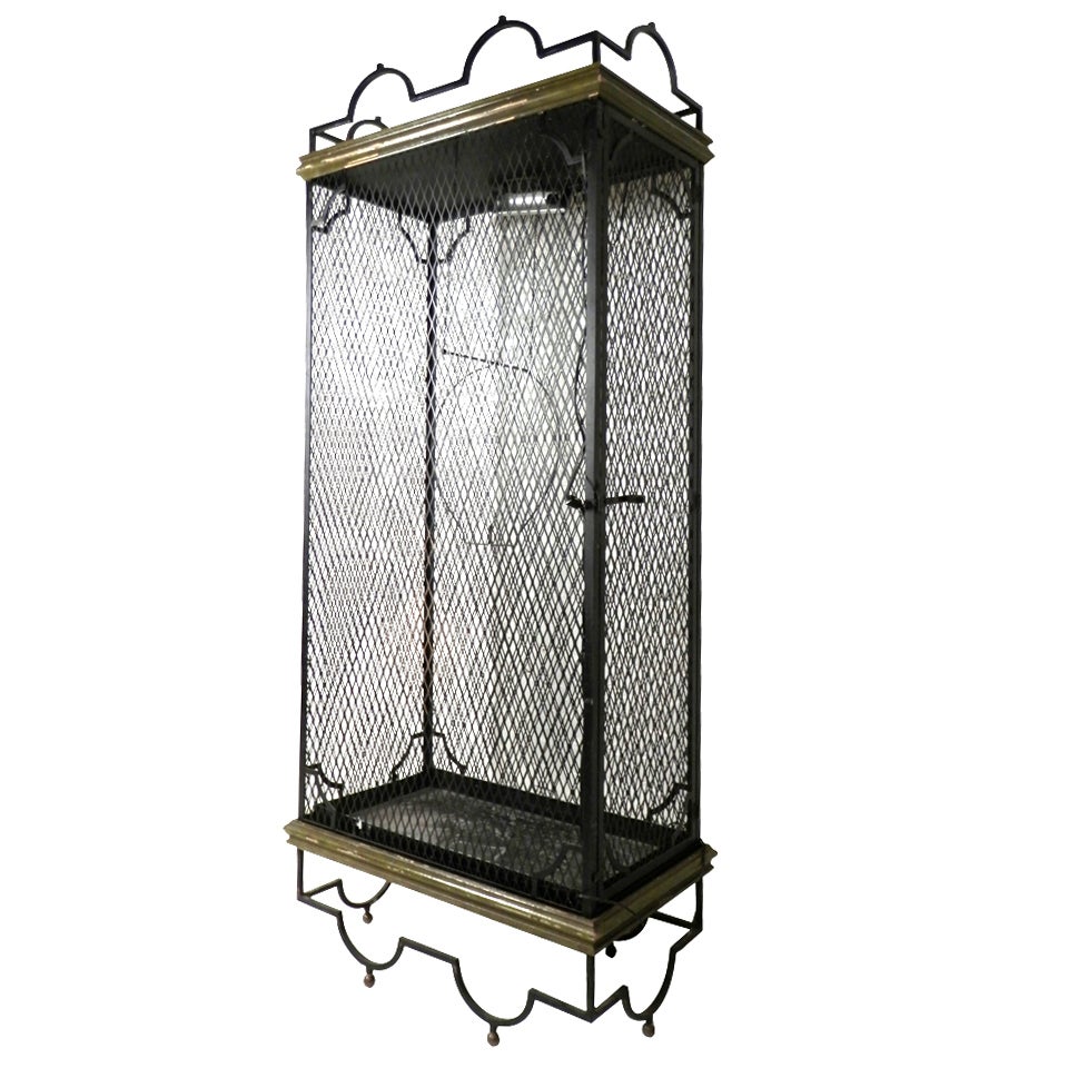 Massive Iron Parrot Cage at 1stDibs