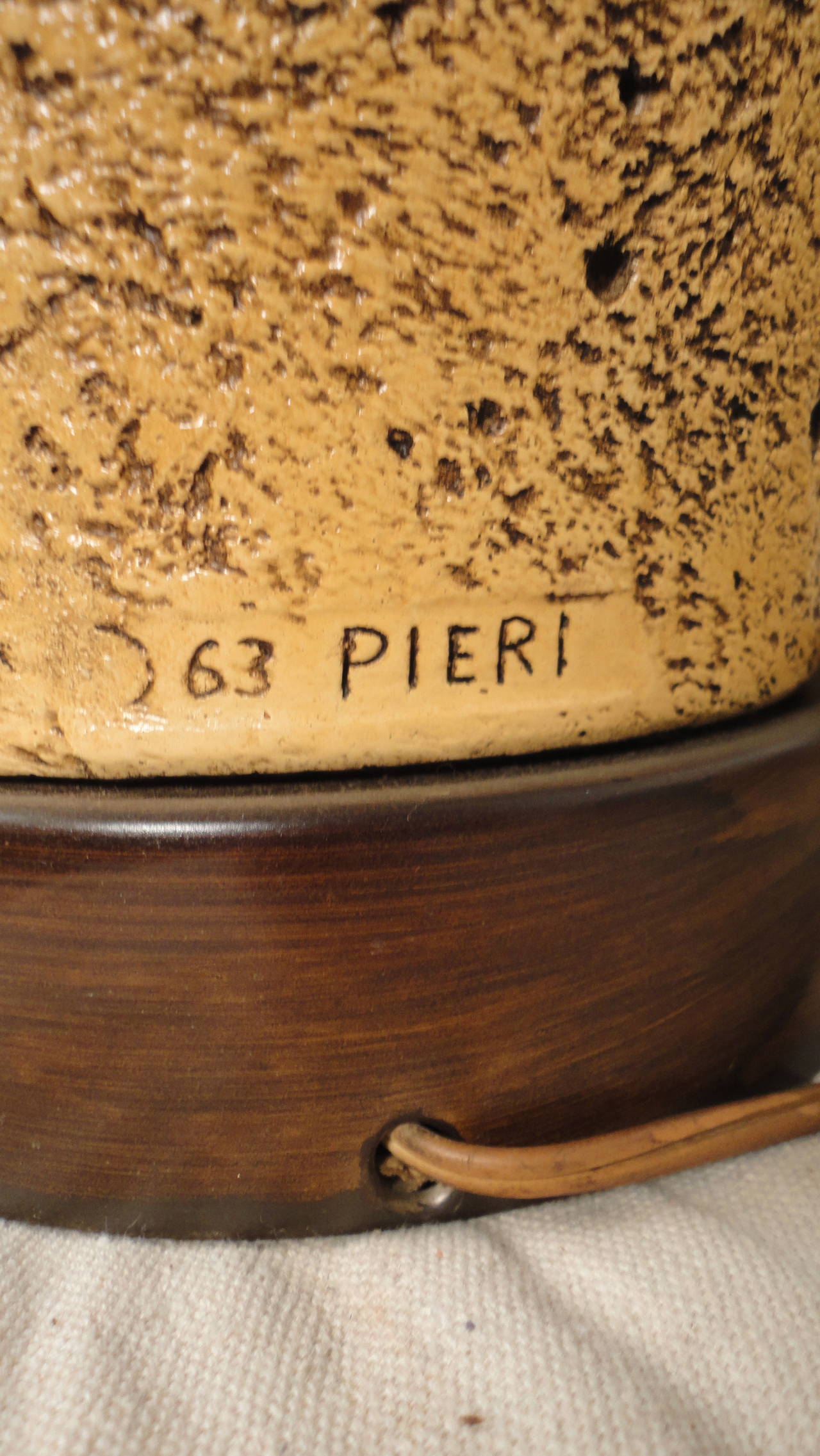 Signed Oversized Table Lamp by Pieri Creations For Sale at 1stDibs ...