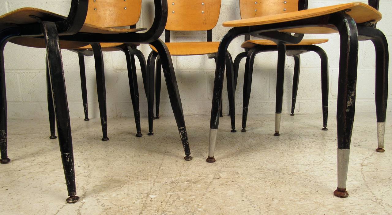 Set of Ten Vintage Bentwood Student Chairs at 1stDibs | student chairs ...