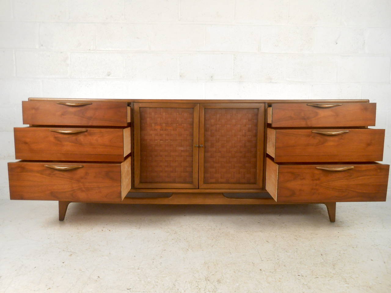 Mid-Century Modern Long Dresser by Lane at 1stDibs