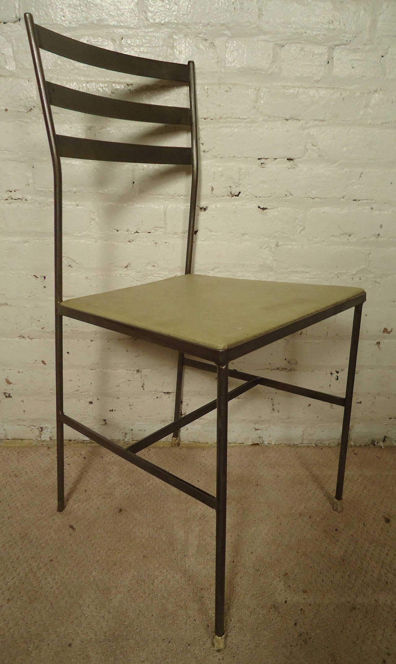 Set of Four Mid Century Iron Chairs by Gallo Original Iron Works, Inc ...