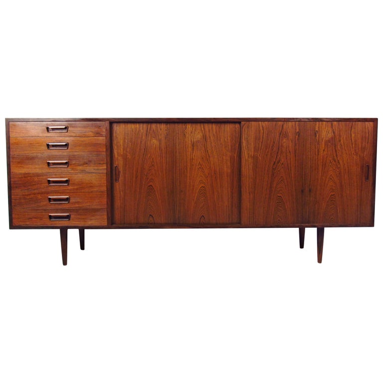 Exquisite Danish Rosewood Sideboard at 1stDibs
