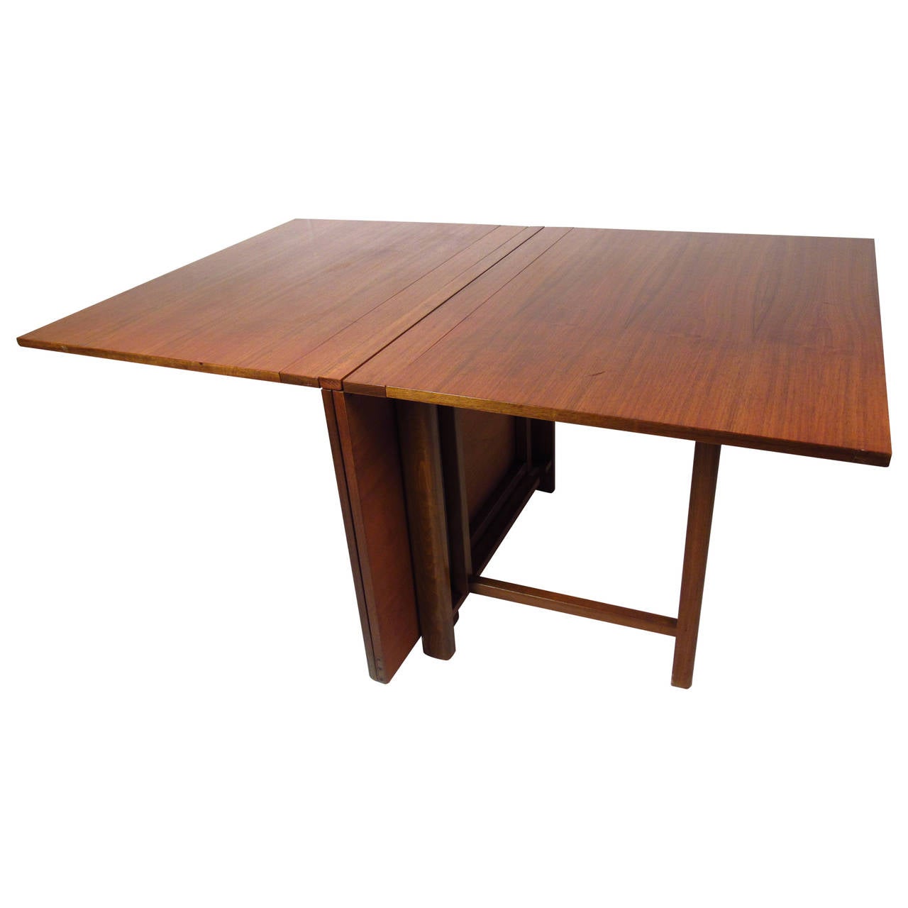 Maria Drop-Leaf Teak Dining Table by Bruno Mathsson For Sale at 1stdibs