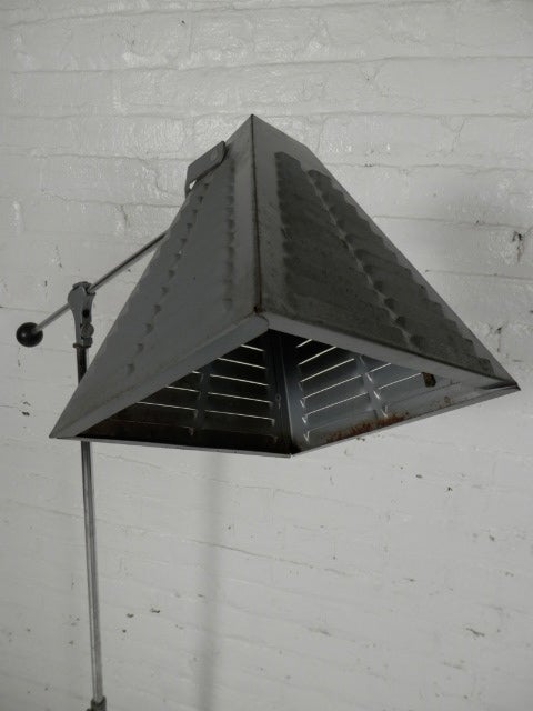 Unique Adjustable Metal Floor Lamp For Sale at 1stDibs