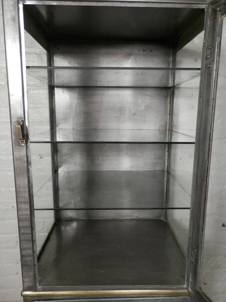 Rare Mid-Century Industrial Display Case at 1stDibs