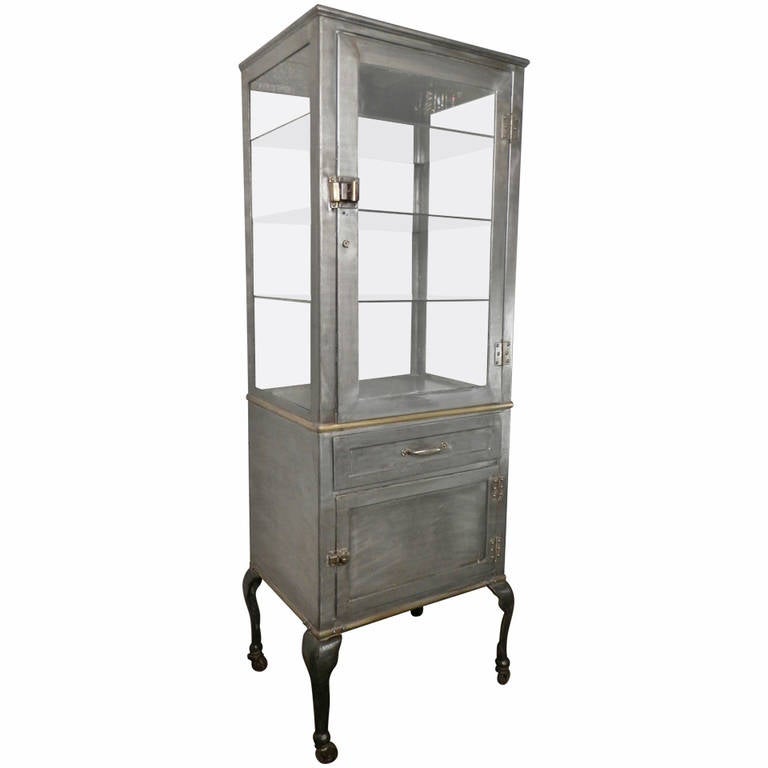 Rare Mid-Century Industrial Display Case at 1stDibs