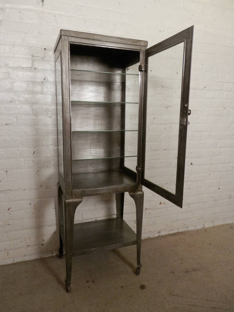 Mid-20th Century Industrial Display Cabinet at 1stDibs