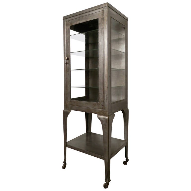 Mid-20th Century Industrial Display Cabinet at 1stDibs