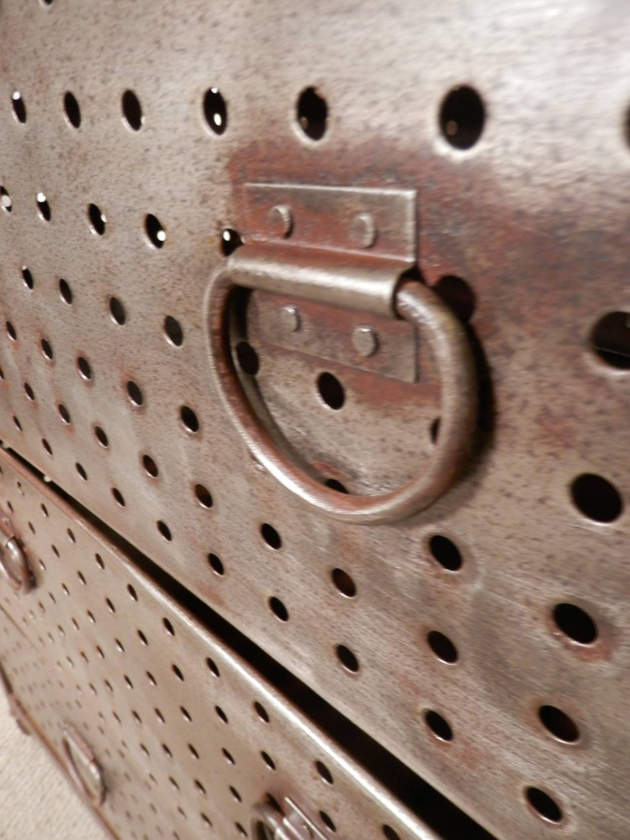 Bare Metal Style Industrial Dresser at 1stDibs | industrial style metal ...