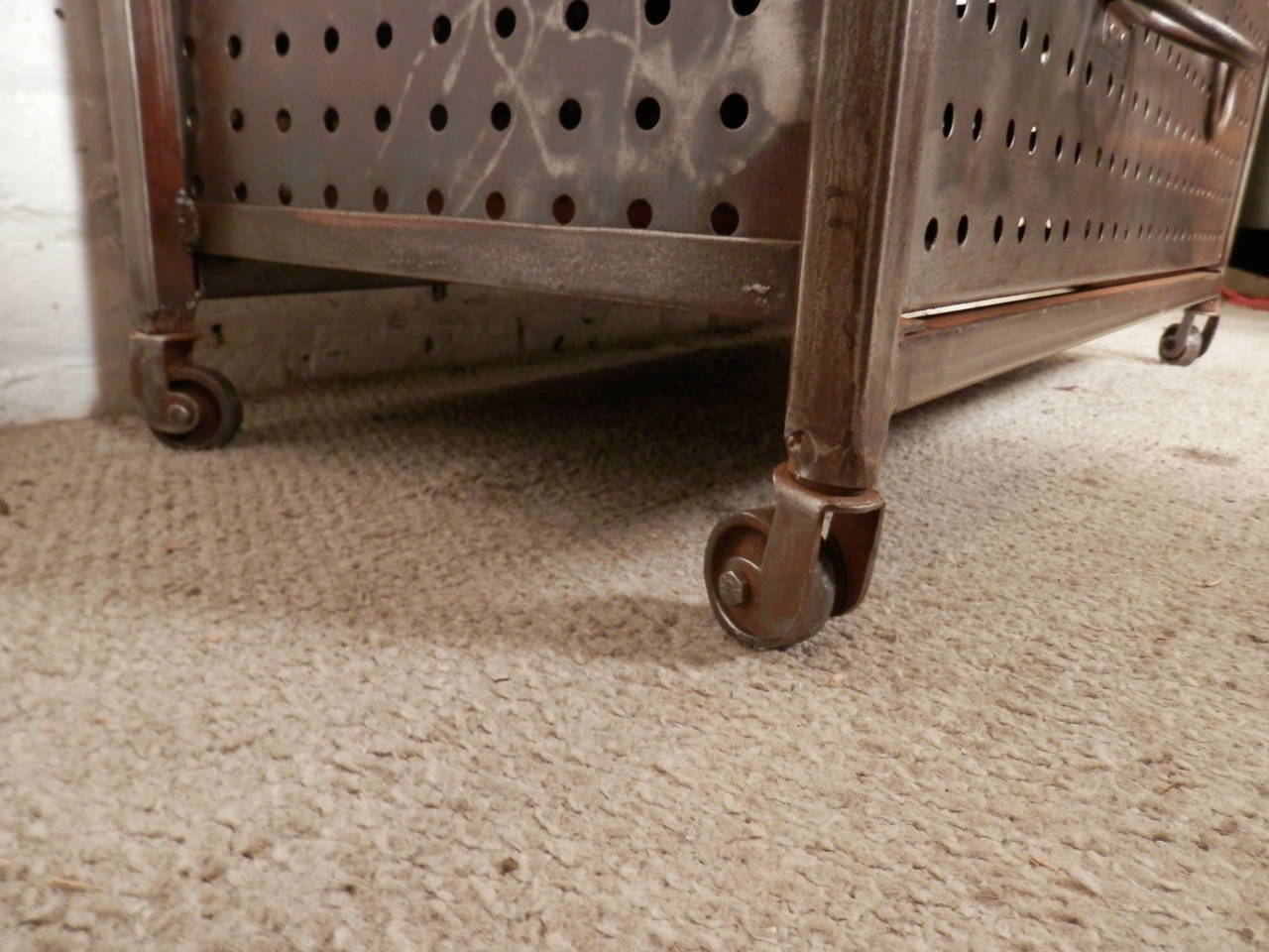 Bare Metal Style Industrial Dresser at 1stDibs | industrial style metal ...